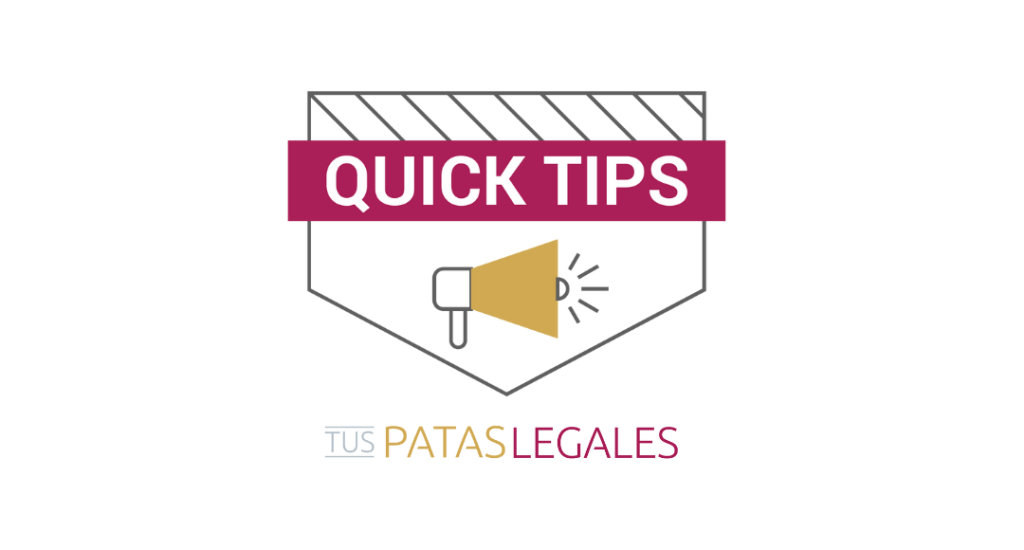 Tus Patas Legales, Temas Legales Útiles y de Actualidad